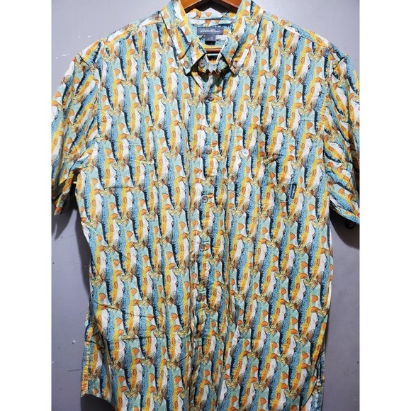 Bauer | Shirts | Eddie Bauer Mens Baja Shir Fish Print Xl | Poshmark